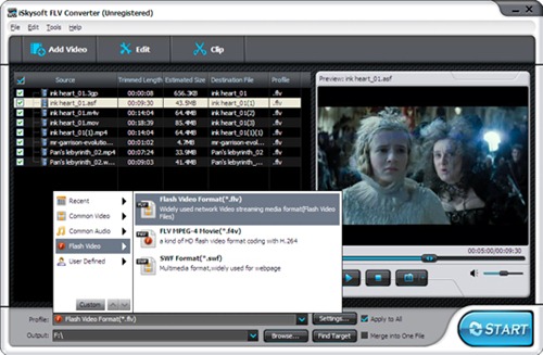 Free download iSkysoft FLV Converter for Windows